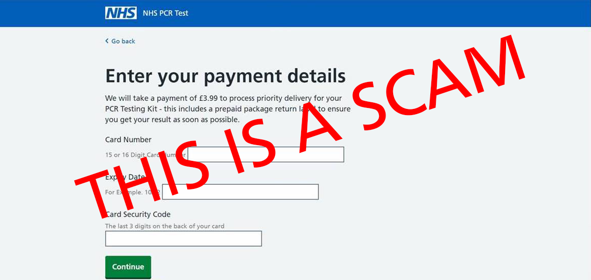 WARNING: Fake Test and Trace text messages - East Basildon Primary Care ...